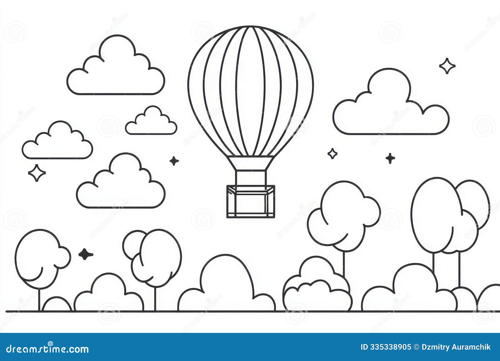 Continual Line Drawing of Box Package Flying through the Air Using ...