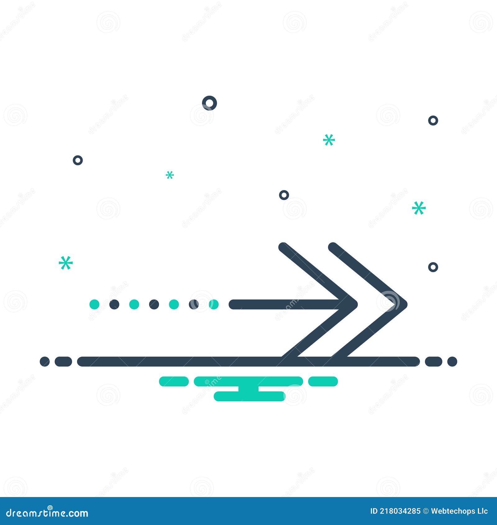 Mix Icon for Continue, Arrow and Forward Stock Vector - Illustration of ...