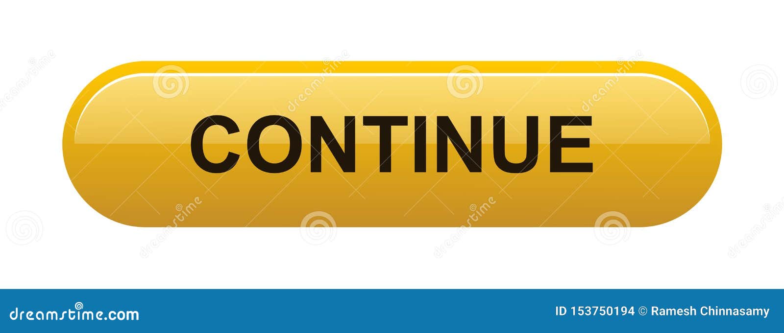 Continue button stock vector. Illustration of background - 153750194