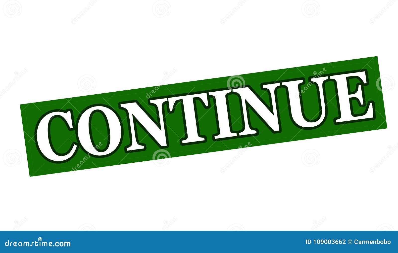 Continue stock illustration. Illustration of symbol - 109003662