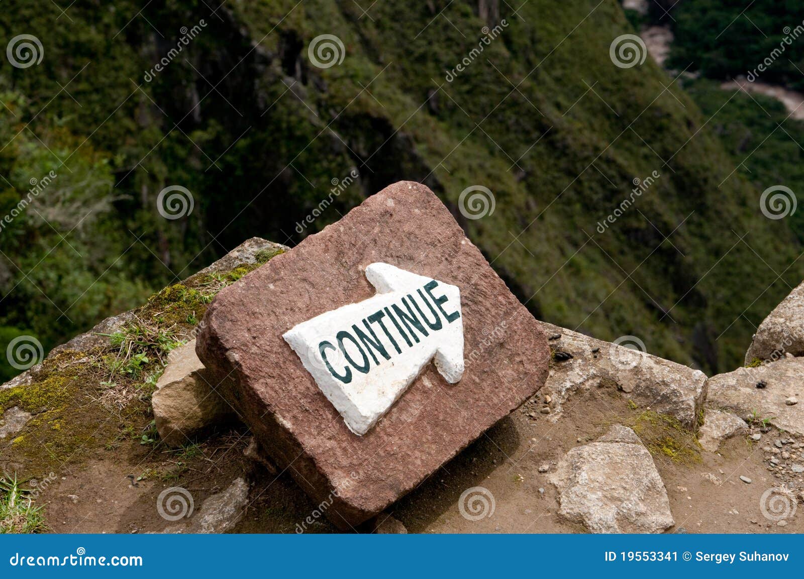 Continue sign stock image. Image of arrival, stone, read - 19553341