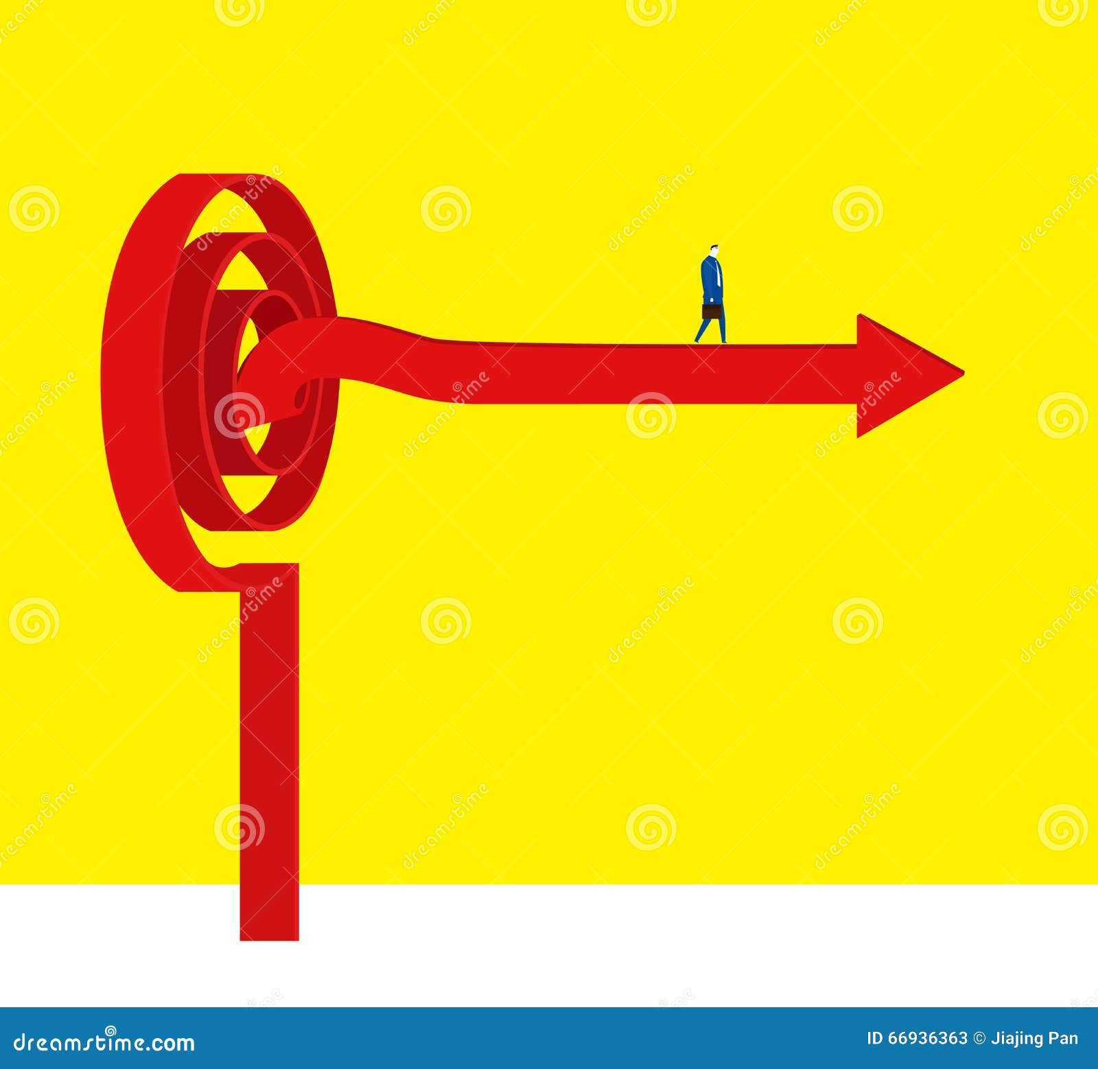 Continue to move forward stock illustration. Illustration of ...