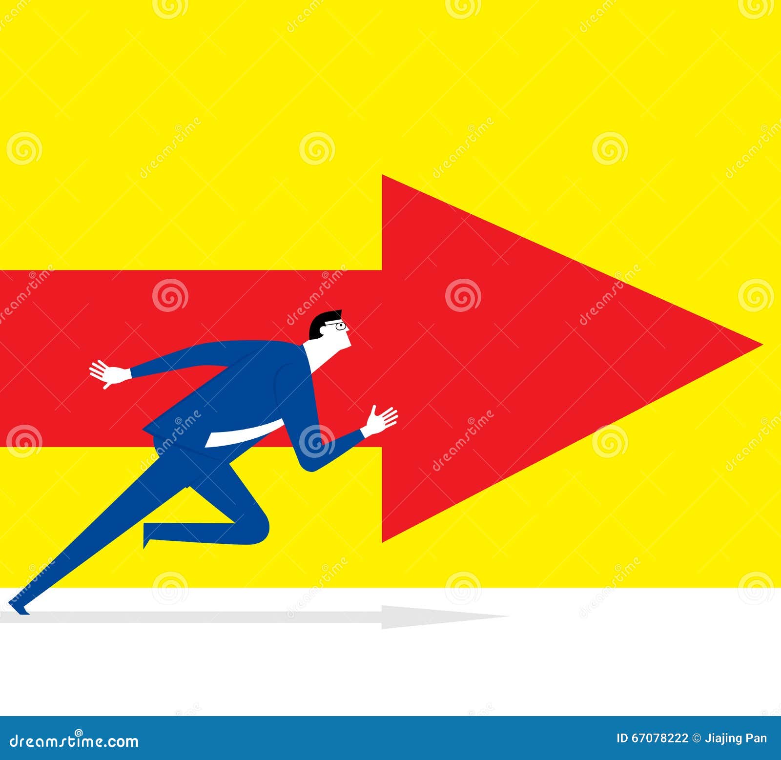 Continued to get ahead stock illustration. Illustration of chase - 67078222