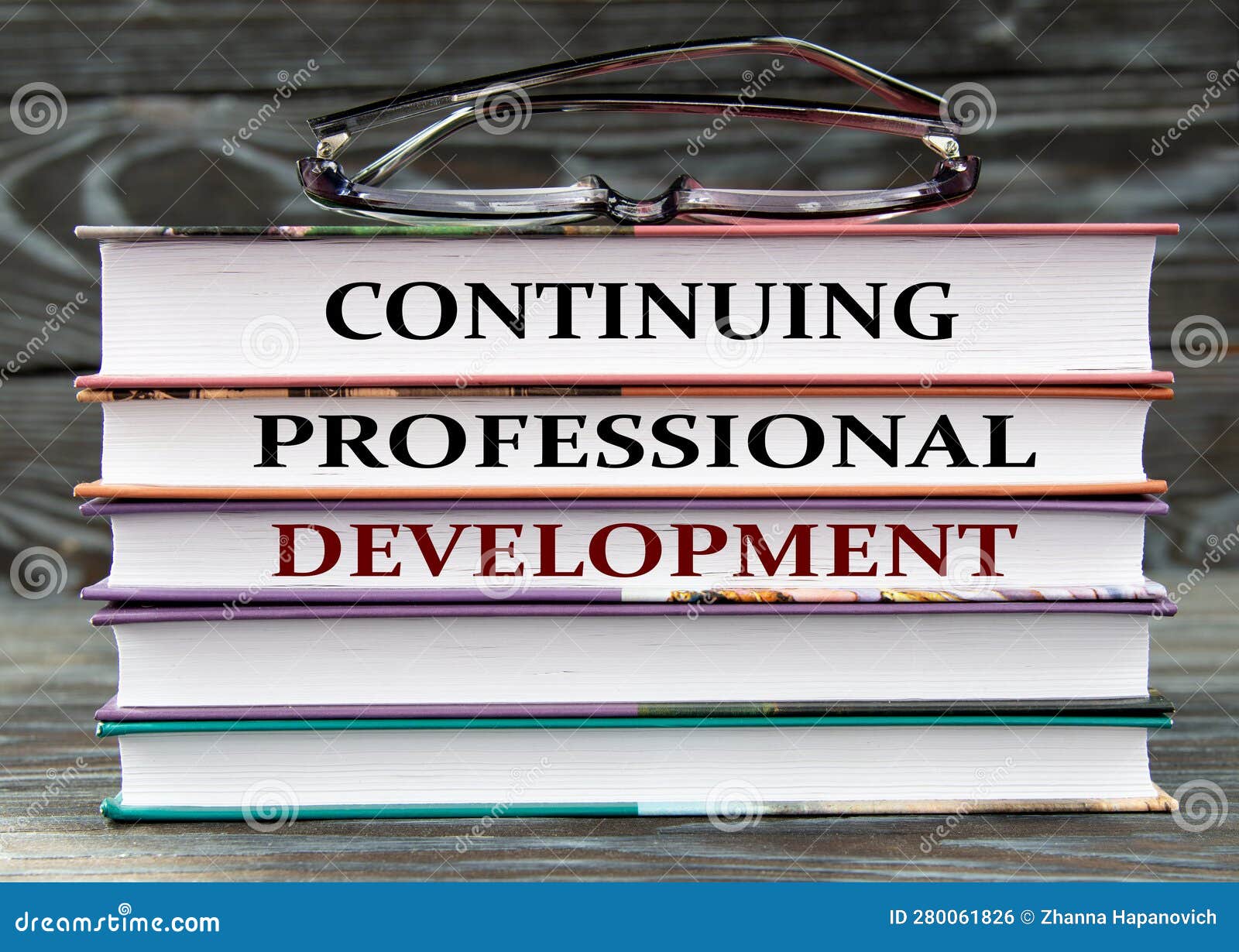 CONTINUING PROFESSIONAL DEVELOPMENT - Words are Written on Books on a ...