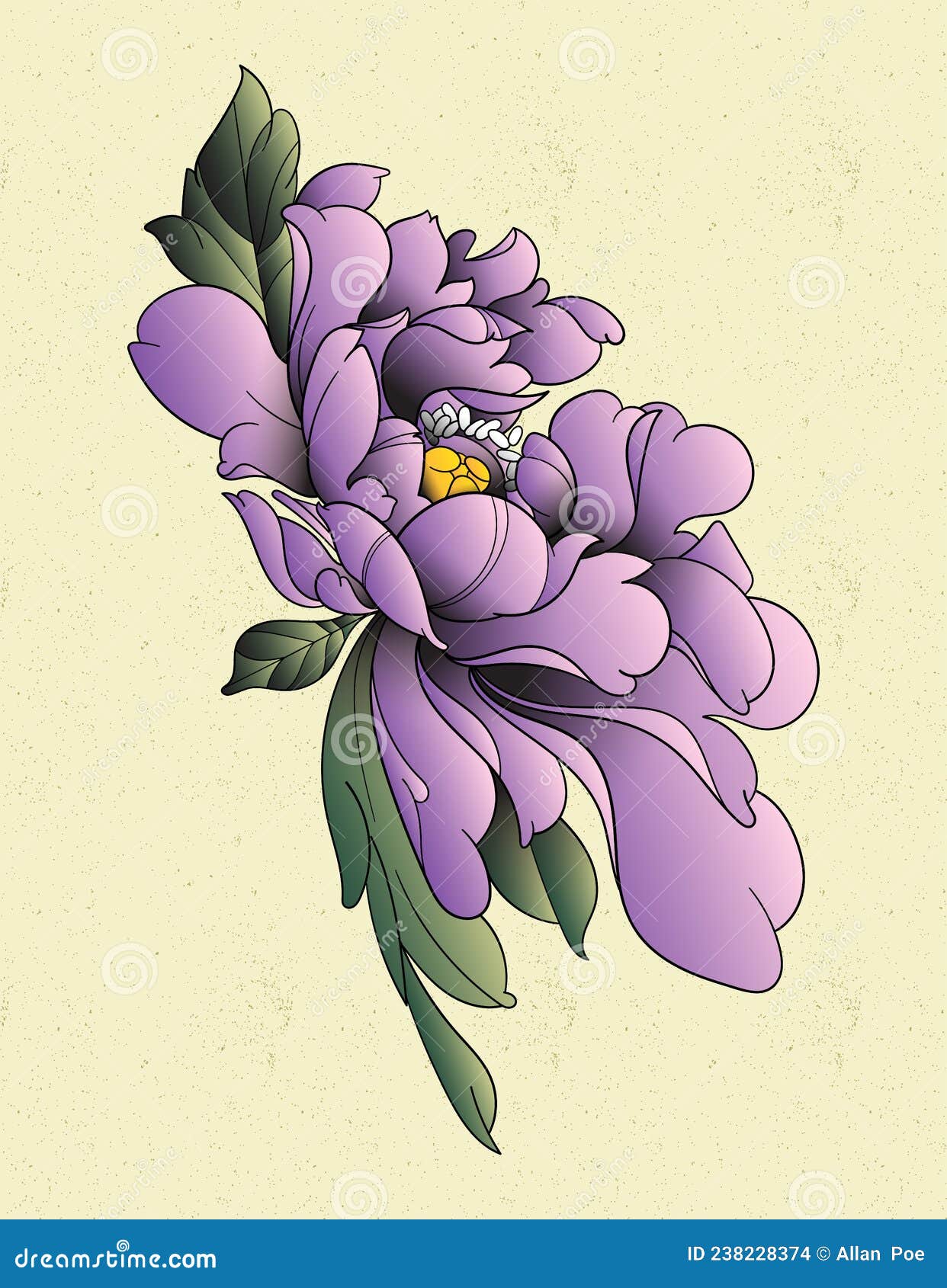 Neo Traditional Flower