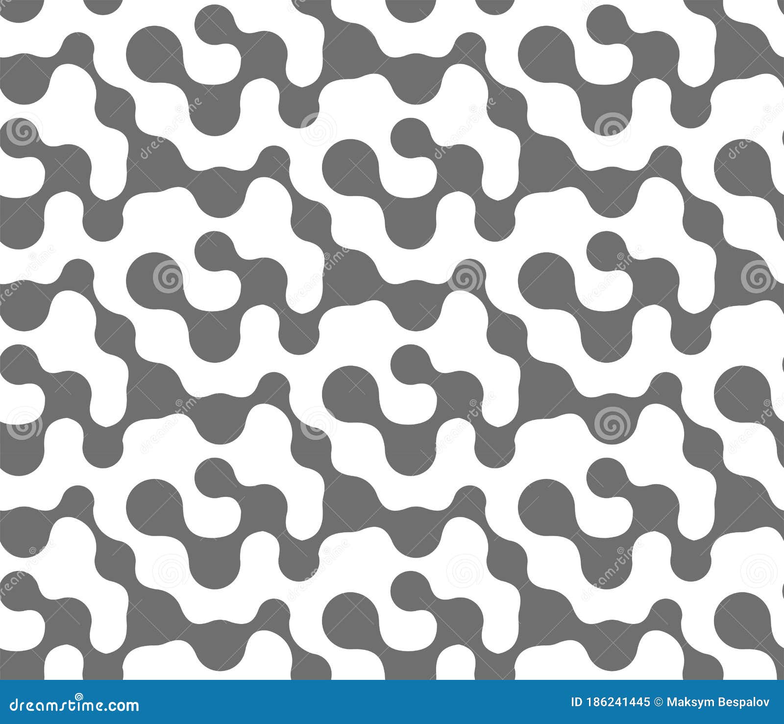 Continuous Abstract Graphic Bacteria Pattern Pattern. Repeat Minimal ...
