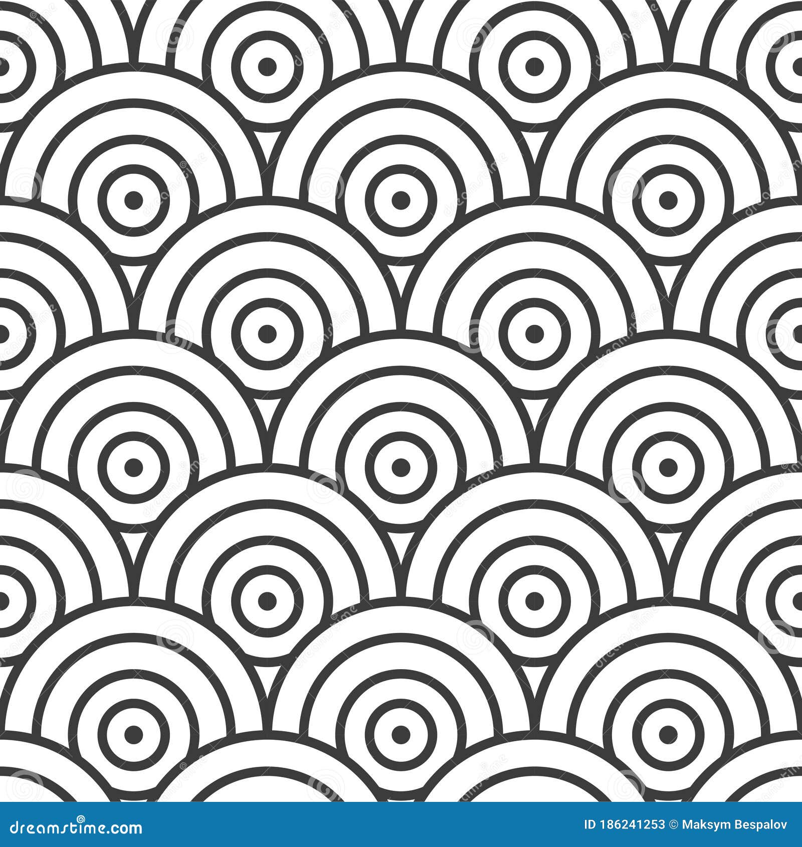 Continuous Abstract Graphic Optical Grid Texture. Seamless Creative ...