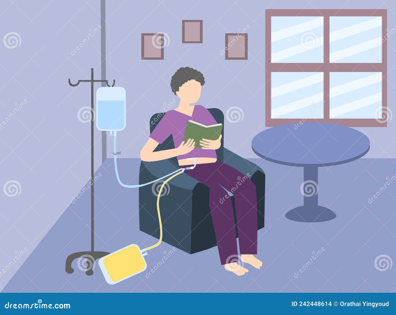Continuous Ambulatory Peritoneal Dialysis Vector Illustration ...