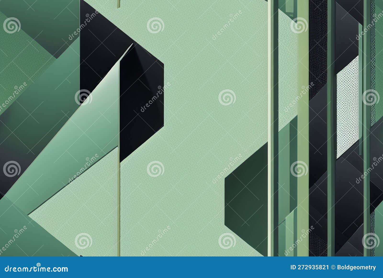 A Continuous Belt of Geometric Print Wallpaper Pattern Painted As ...