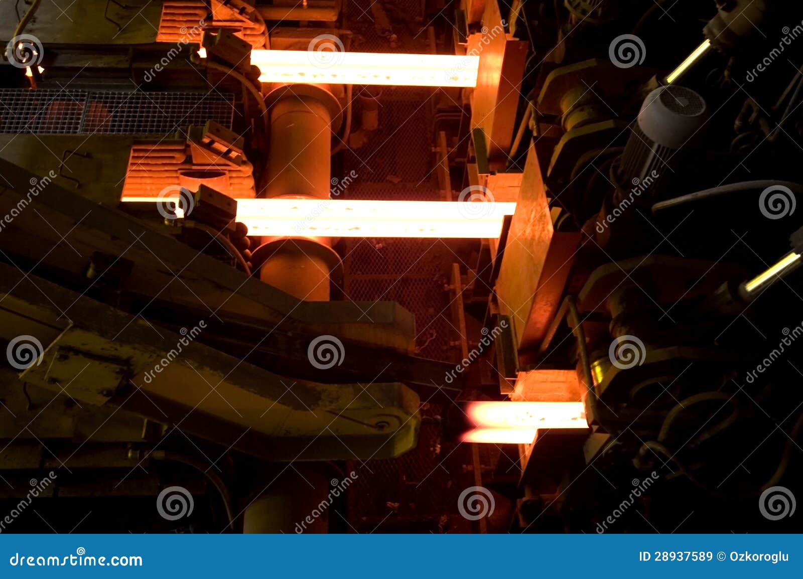 Continuous casting stock image. Image of environment - 28937589