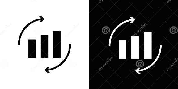 Continuous Changes Icon Isolated Flat Vector in Outline Stock Vector ...