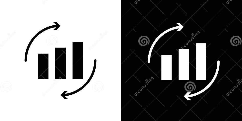 Continuous Changes Icon Isolated Flat Vector in Outline Stock Vector ...