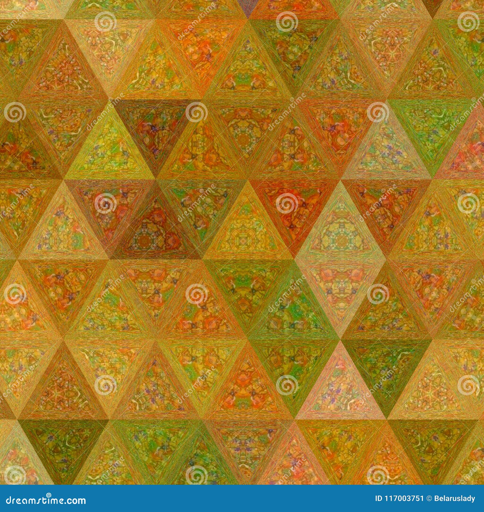 Continuous Colorful Polygonal Pattern. Geometrical Triangle Abstract ...