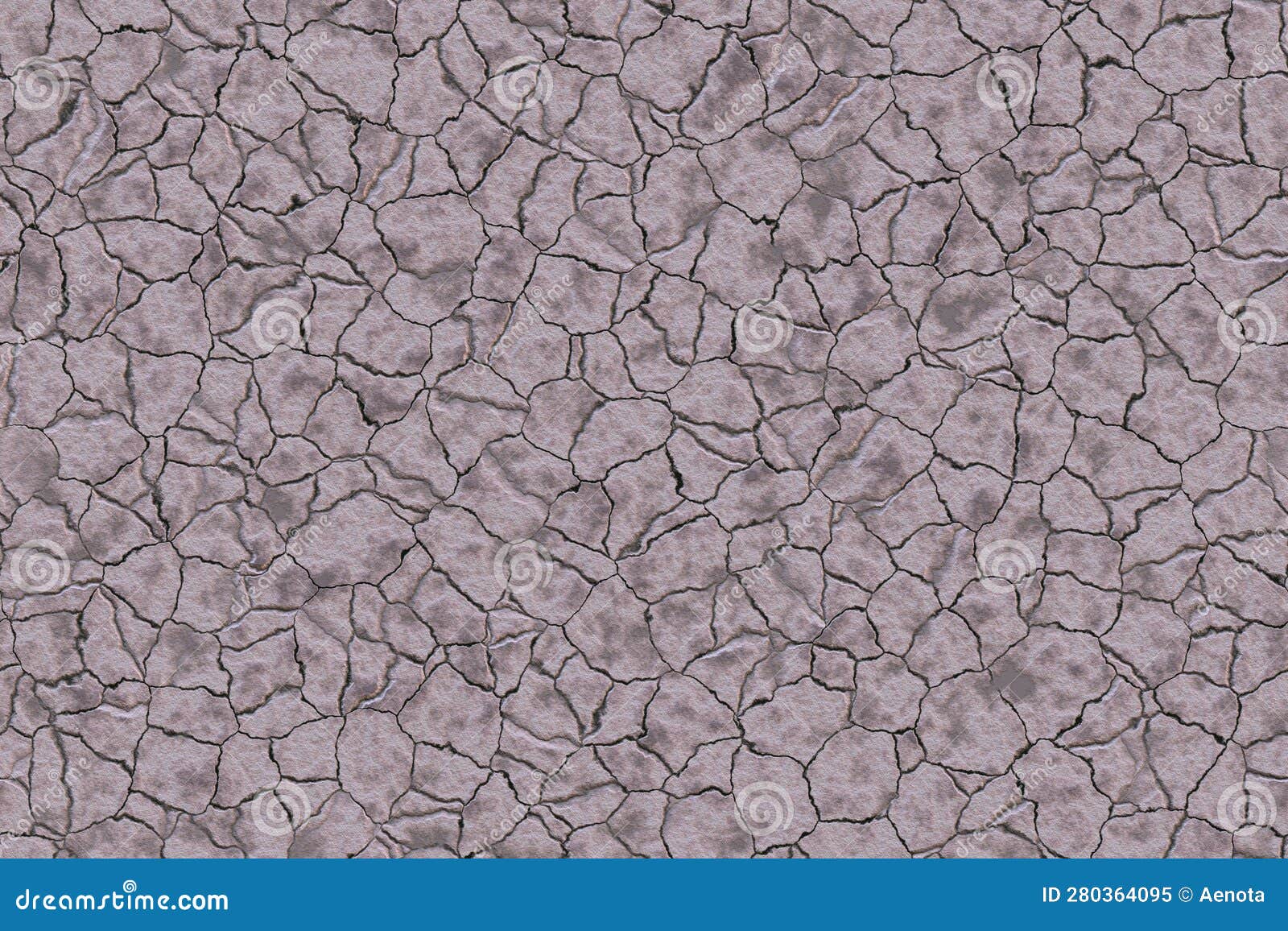 Continuous Cracked Ground Pattern Stock Illustration - Illustration of ...