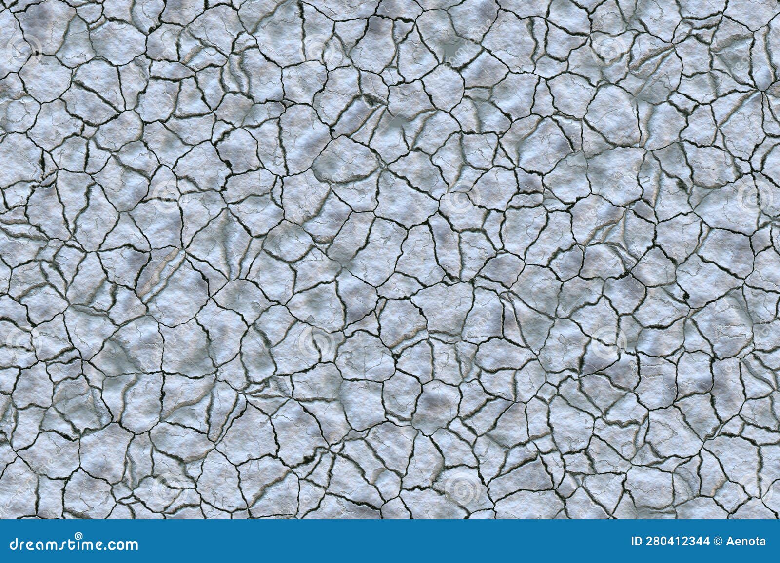 Continuous Cracked Ground Pattern Stock Illustration - Illustration of ...