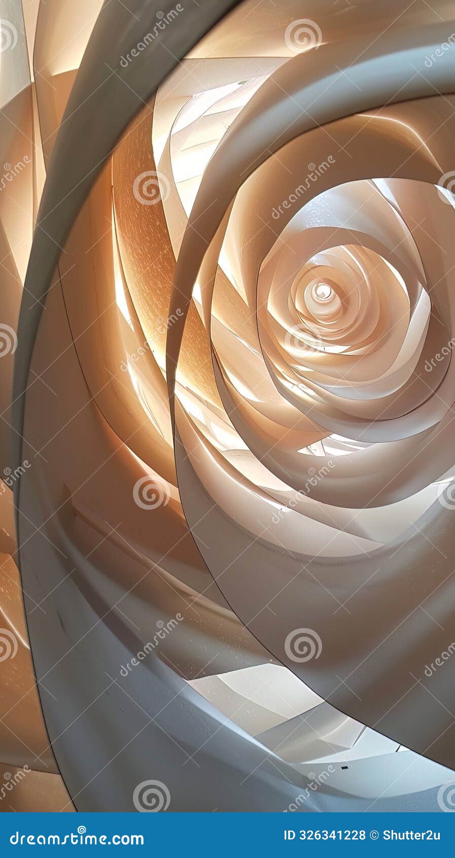 Continuous Creation Paper Winding on Spools Production Glow Stock ...