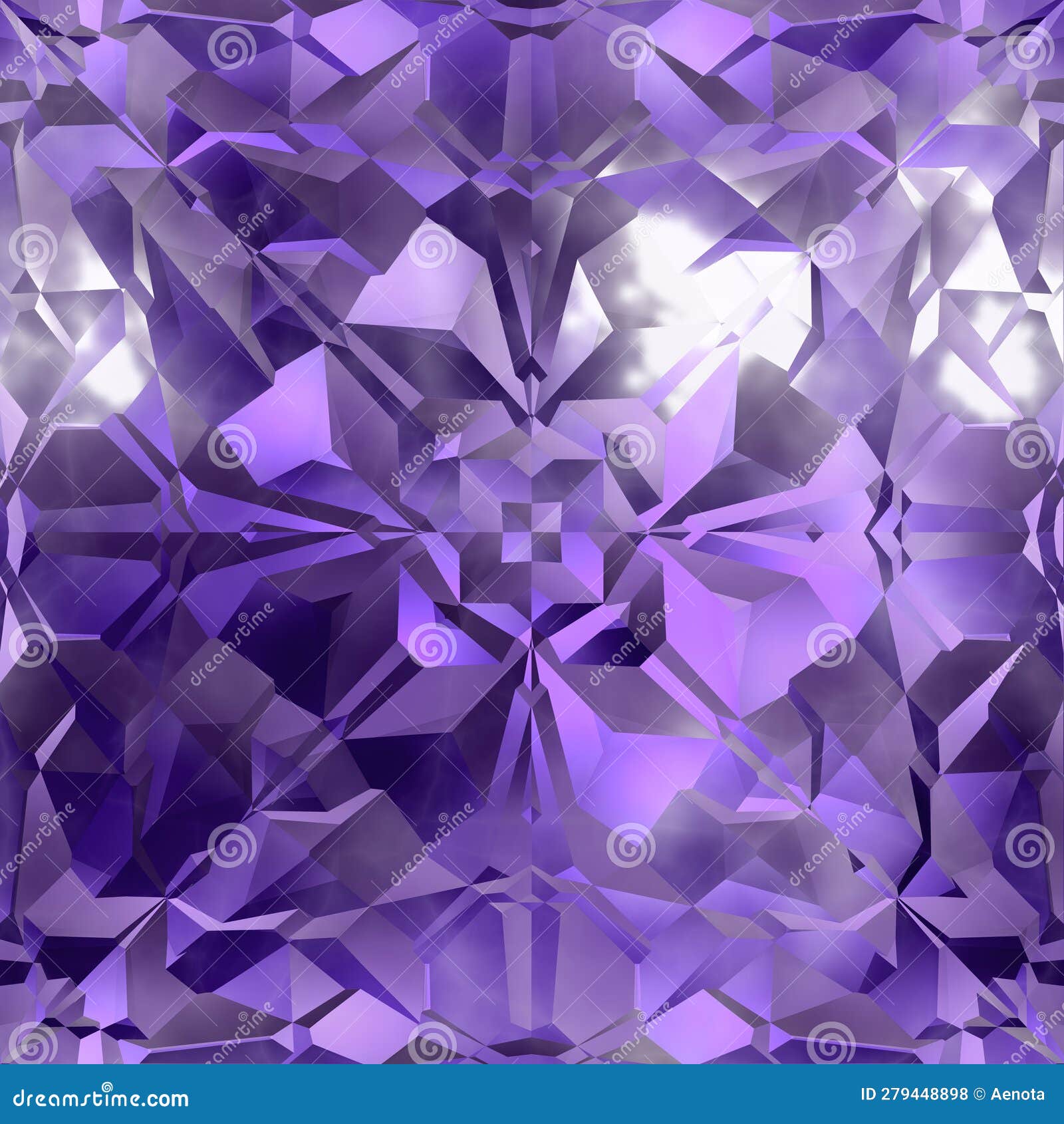 Continuous crystal pattern stock illustration. Illustration of murano ...