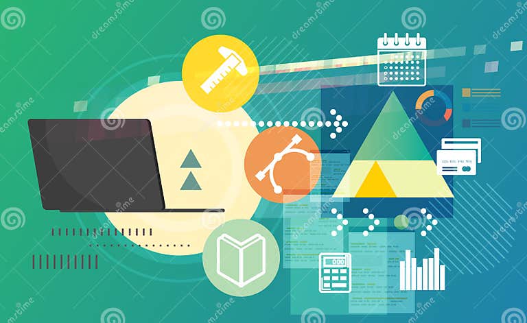 Continuous Development Process - Illustration Stock Illustration ...