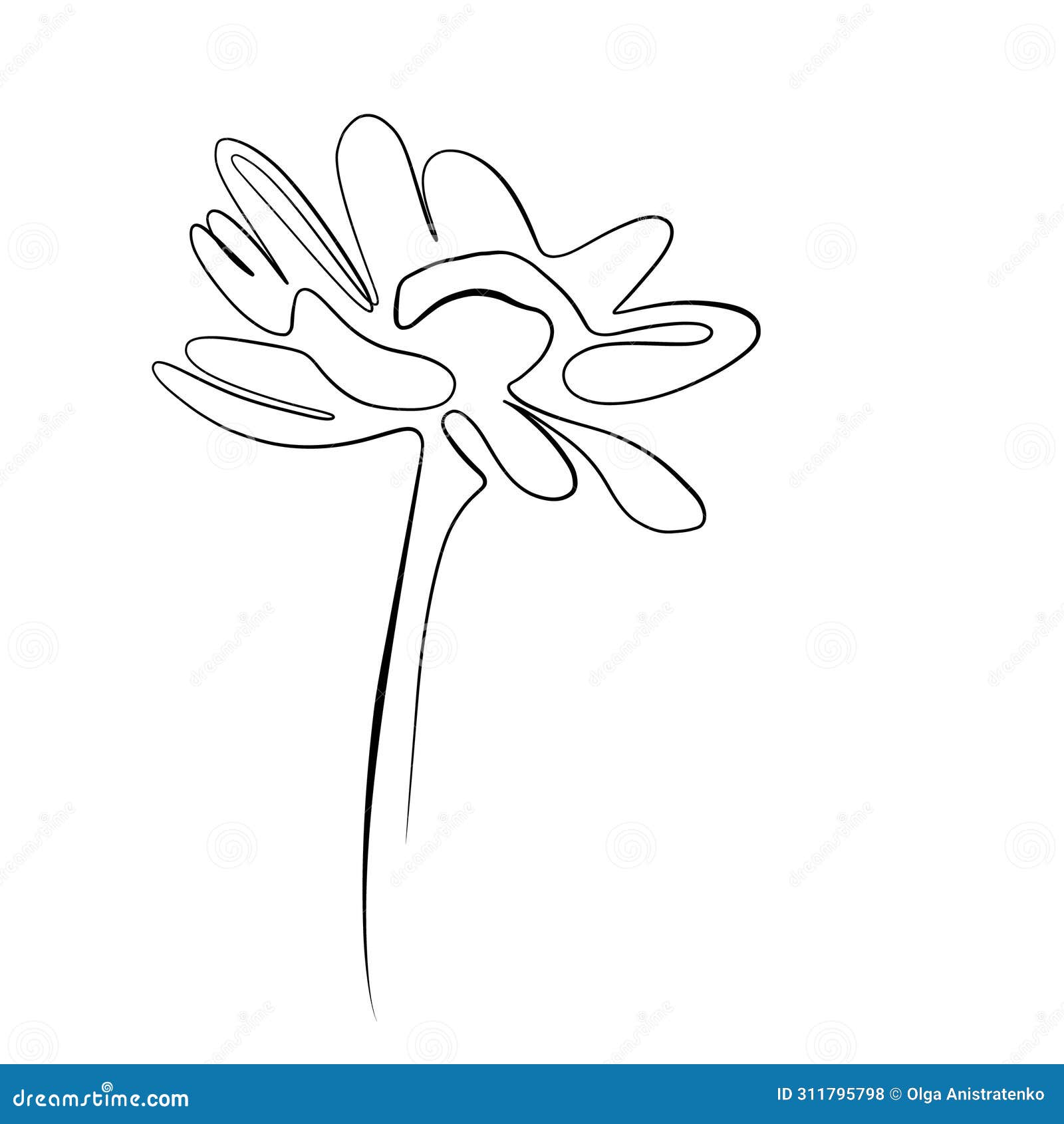 Continuous Drawing of Lines. Line Art Continuous Line Drawing of a ...