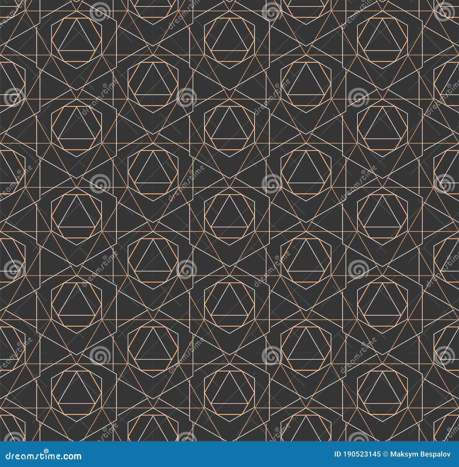 Repetitive Retro Graphic Arc Wallpaper Pattern. Continuous Abstract ...