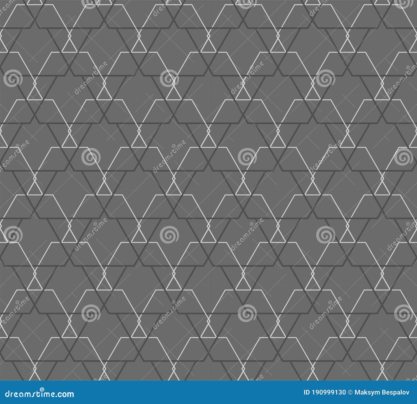 Repetitive East Vector Triangle Backdrop Texture. Continuous Wave ...