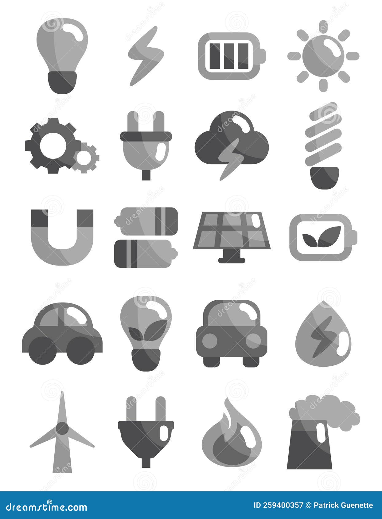 Continuous energy, icon stock vector. Illustration of innovation ...