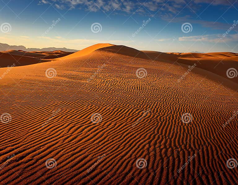 A Continuous Expanse of Sand Dunes, Creating a Uniform yet Ever ...