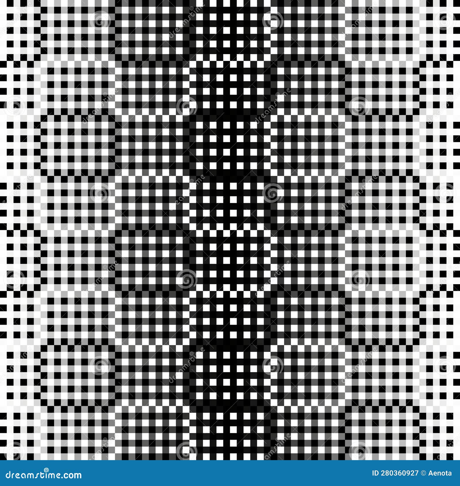 Continuous Geometric Black and White Pattern Stock Illustration ...