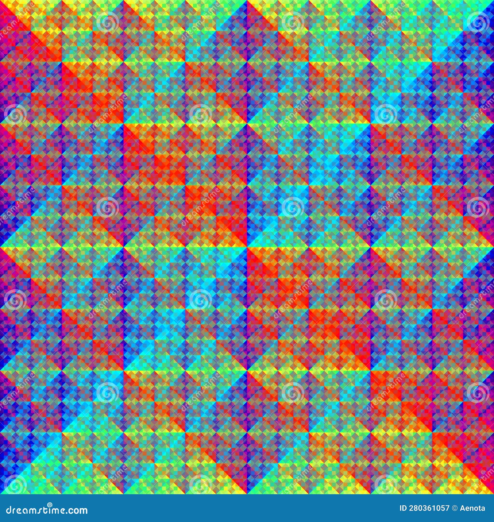 Continuous Geometric Iridescent Pattern Stock Illustration ...