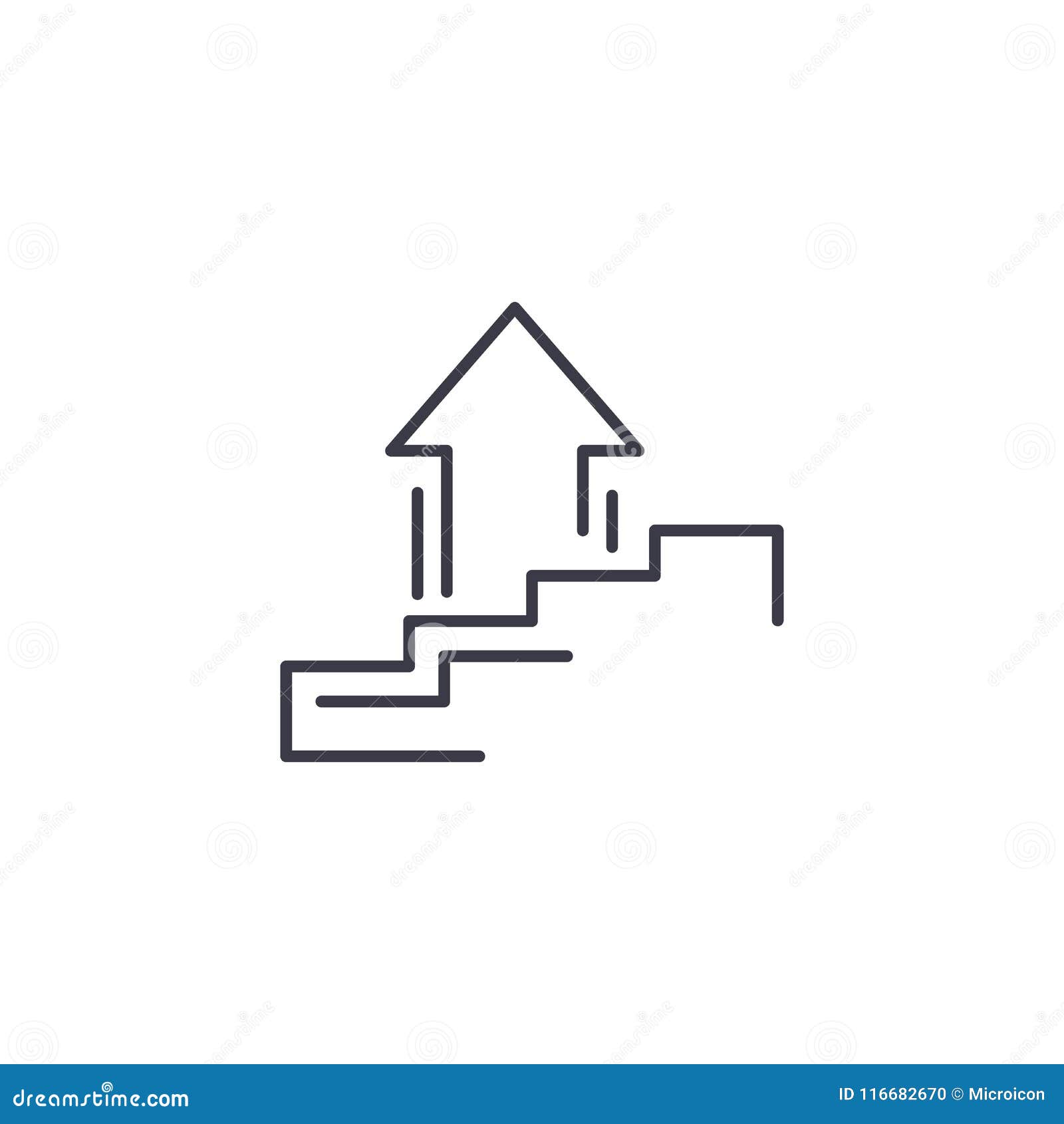 Continuous Growth Linear Icon Concept. Continuous Growth Line Vector ... Continuous Growth Linear Icon Concept. Continuous Growth Line Vector ...