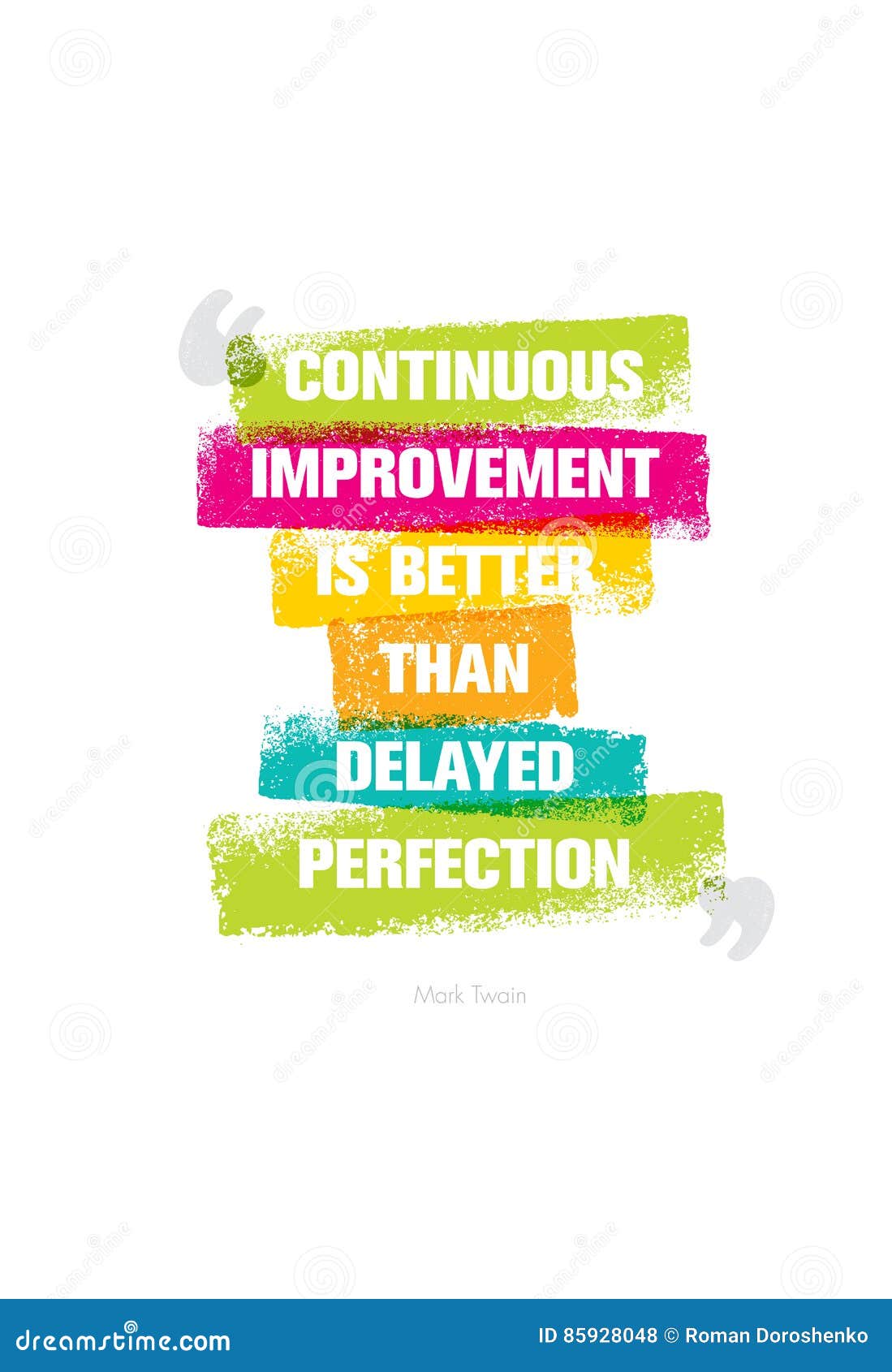 Continuous Improvement is Better Than Delayed Perfection. Inspiring ...