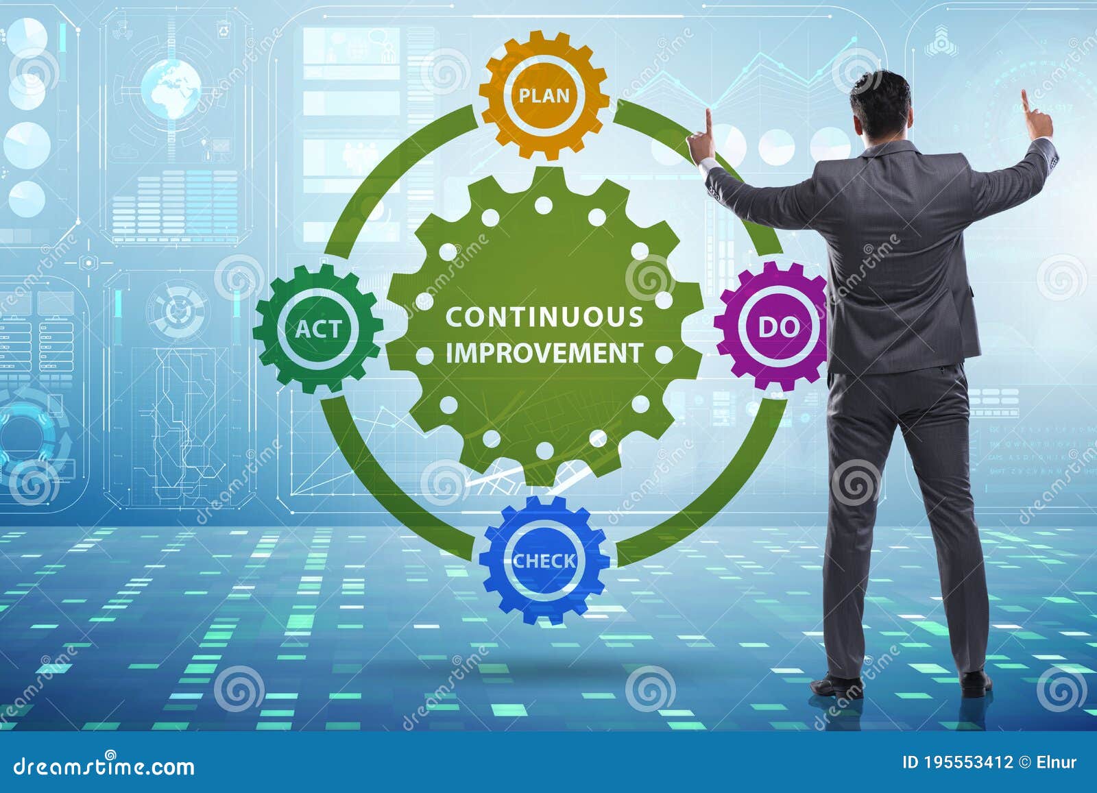 Continuous Improvement Concept in Business Stock Photo - Image of ...