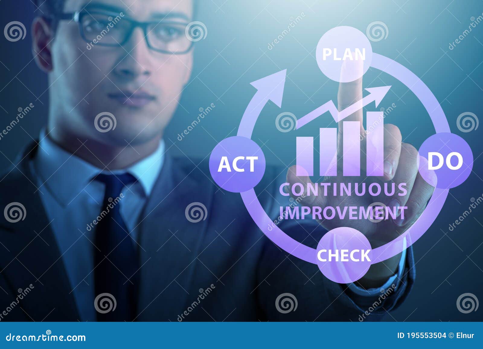 Continuous Improvement Concept in Business Stock Photo - Image of ...