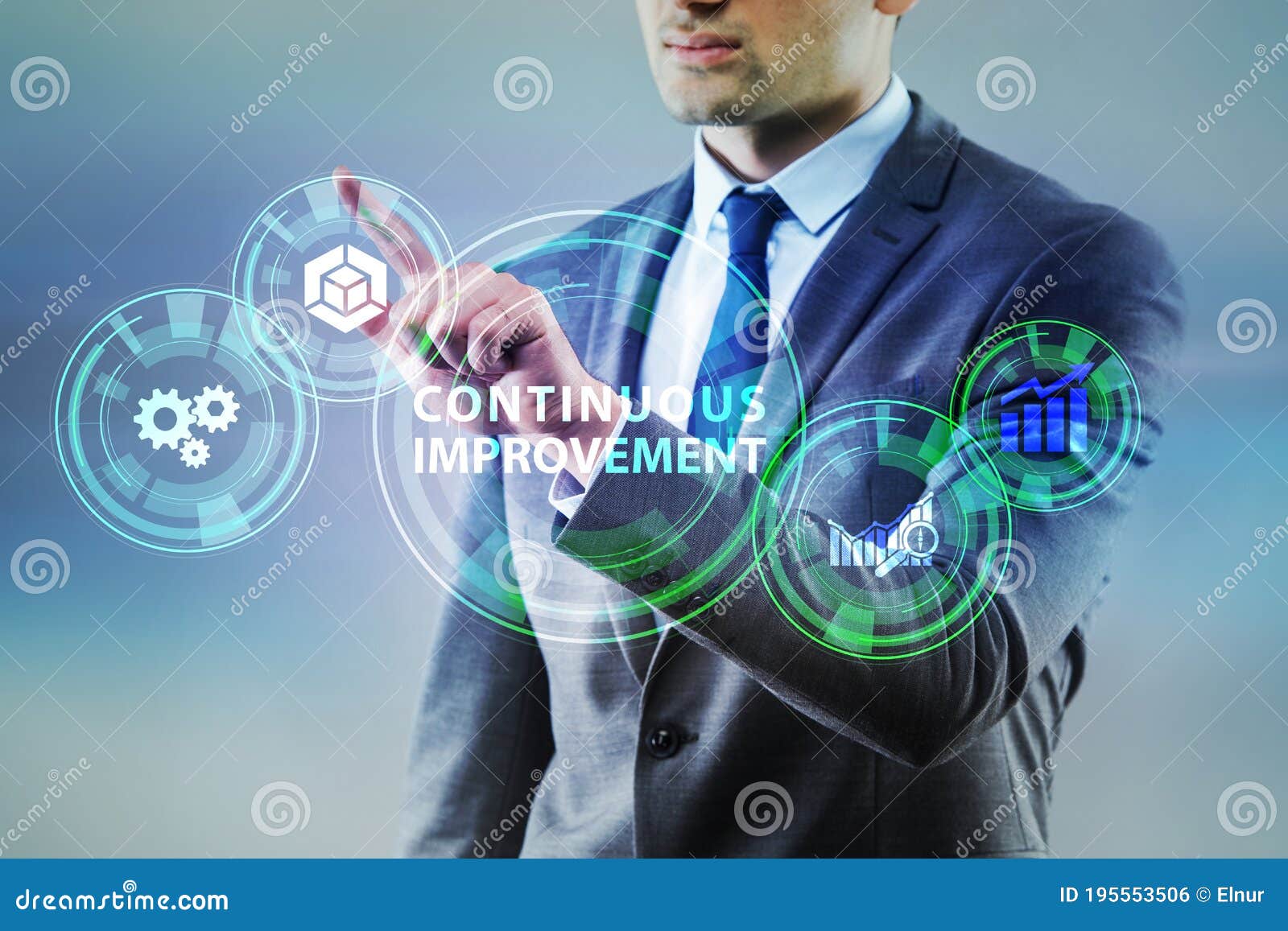 Continuous Improvement Concept in Business Stock Photo - Image of idea ...
