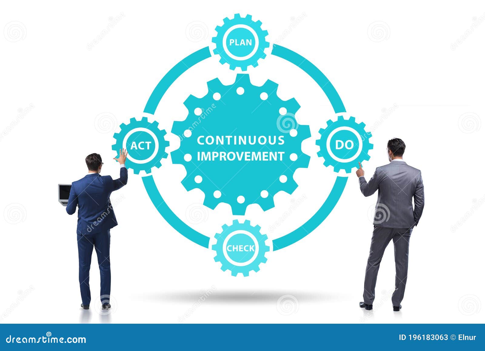Continuous Improvement Concept in Business Stock Image - Image of ...