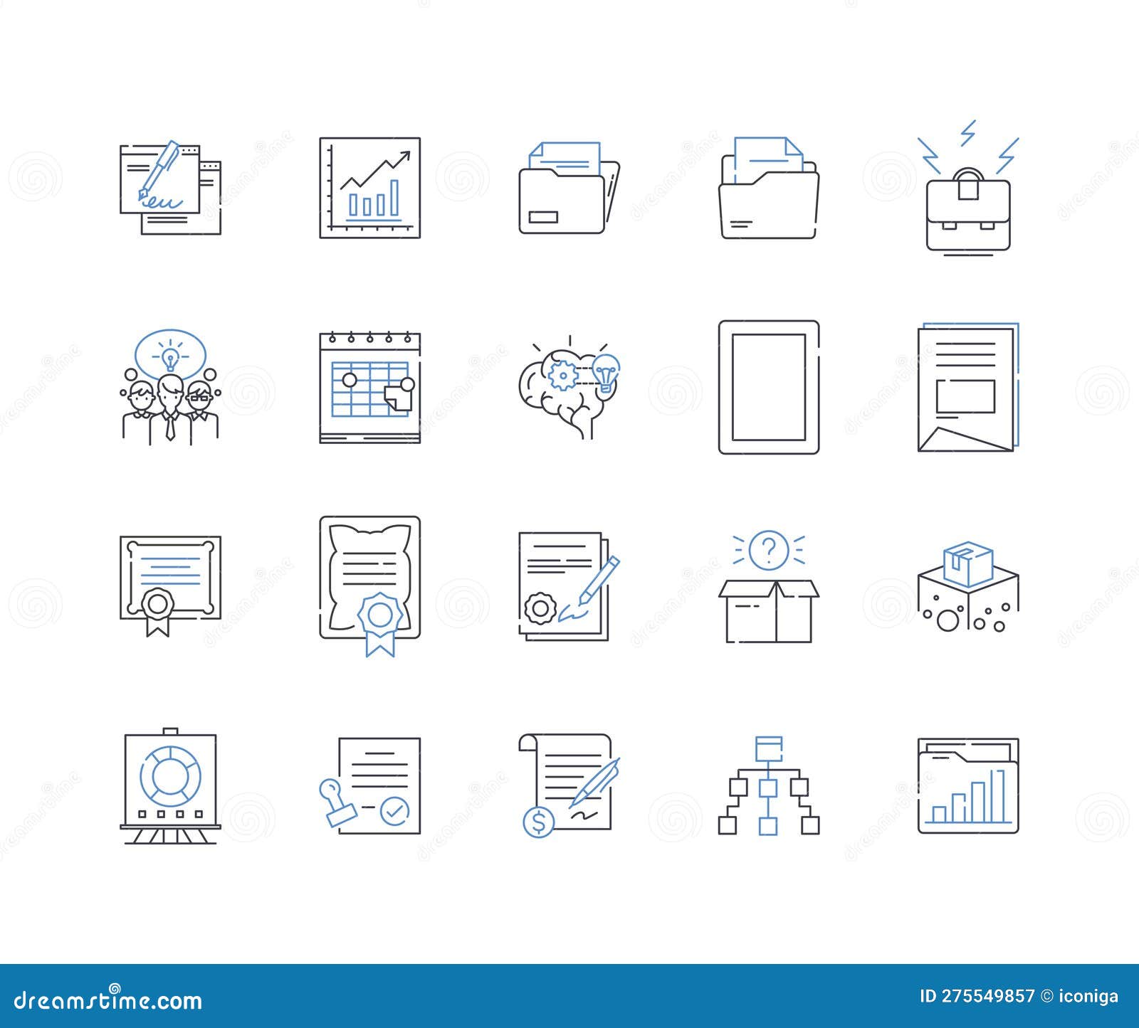 Continuous Improvement Line Icons Collection. Progress, Growth ... Continuous Improvement Line Icons Collection. Progress, Growth ...