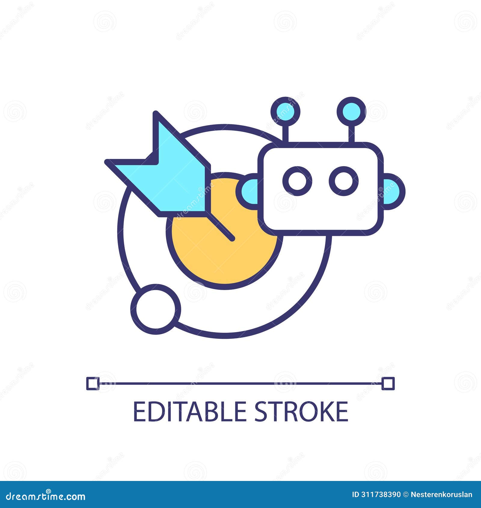 Continuous Improvement RGB Color Icon Stock Vector - Illustration of ...