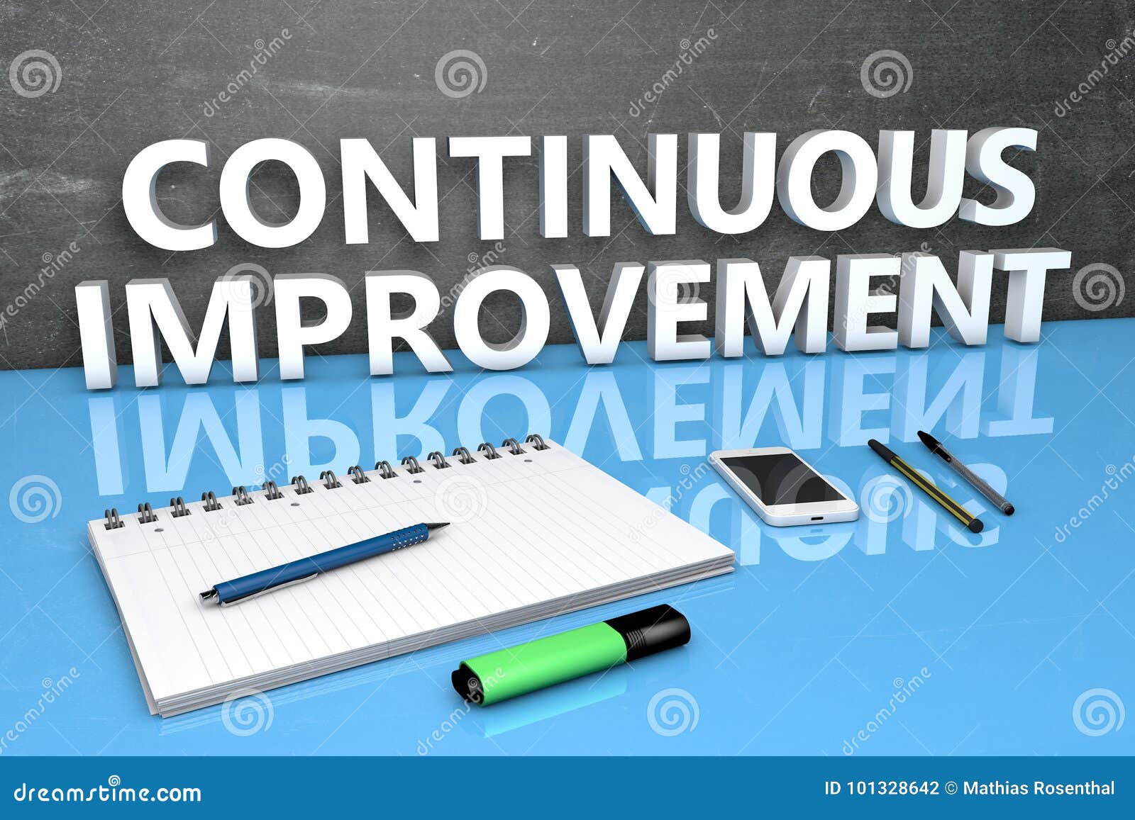 Continuous Improvement Text Concept Stock Illustration - Illustration ... Continuous Improvement Text Concept Stock Illustration - Illustration ...