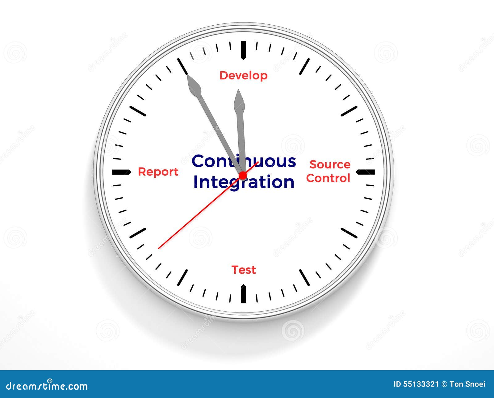 Continuous Integration stock illustration. Illustration of source ...