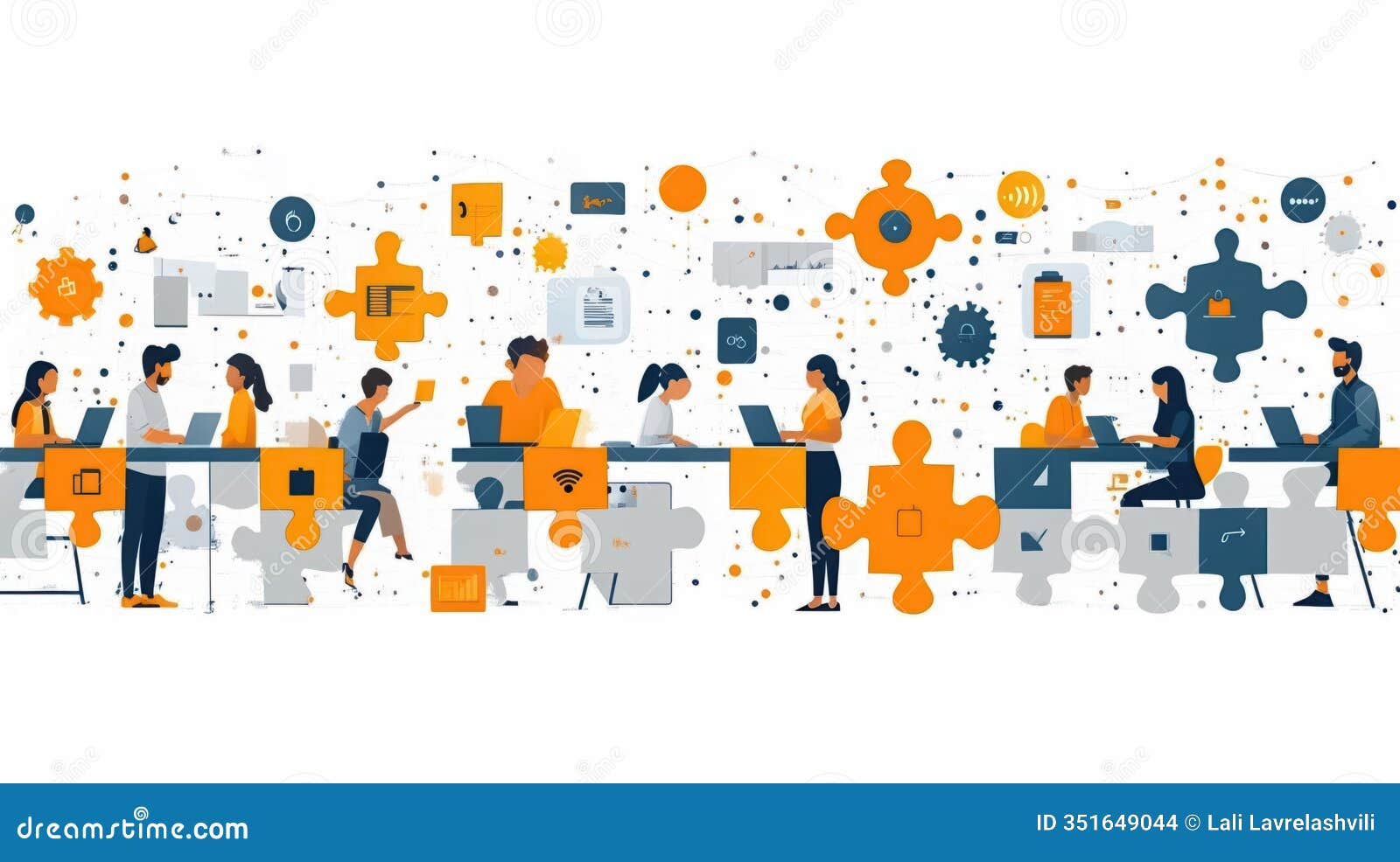 Continuous Learning and Professional Development Stock Illustration ...