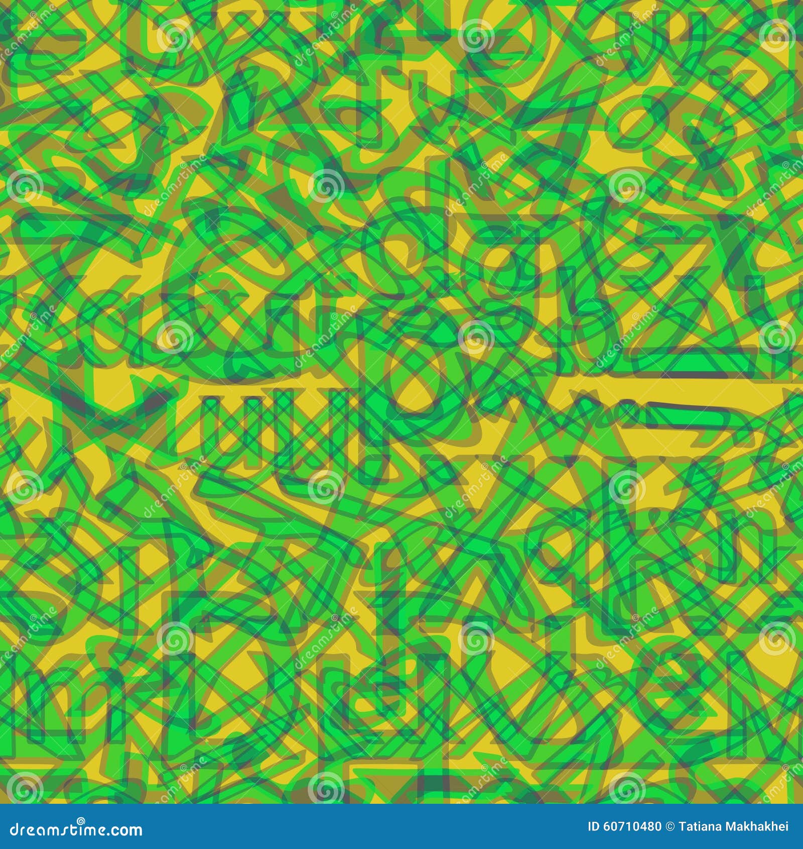 Continuous letters pattern stock vector. Illustration of decorative ...