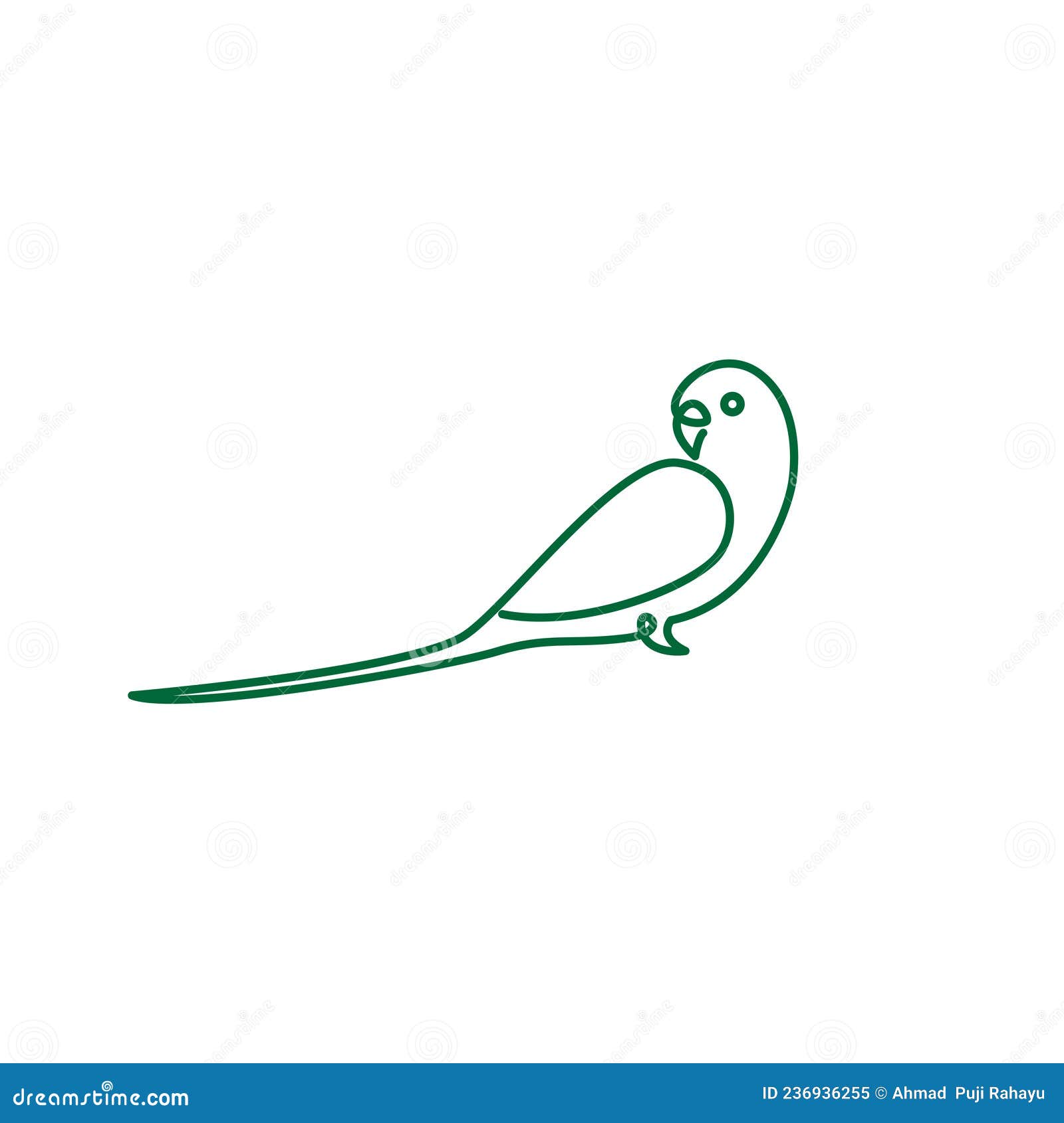 Bird Parakeet Budgerigar Blue Pet Parakeet Or Budgie Or Shell Parakeet ...
