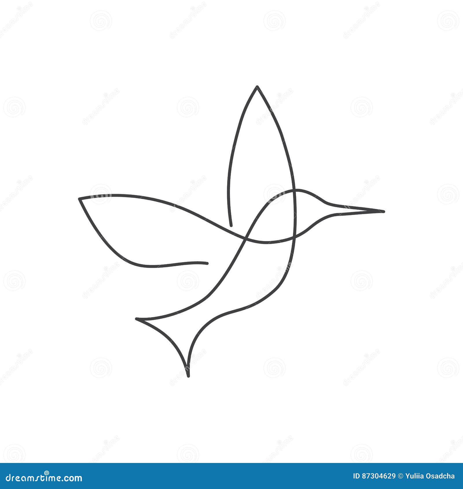 Continuous Line Bird White One Line Drawing Cartoon Vector ... Continuous Line Bird White One Line Drawing Cartoon Vector ...