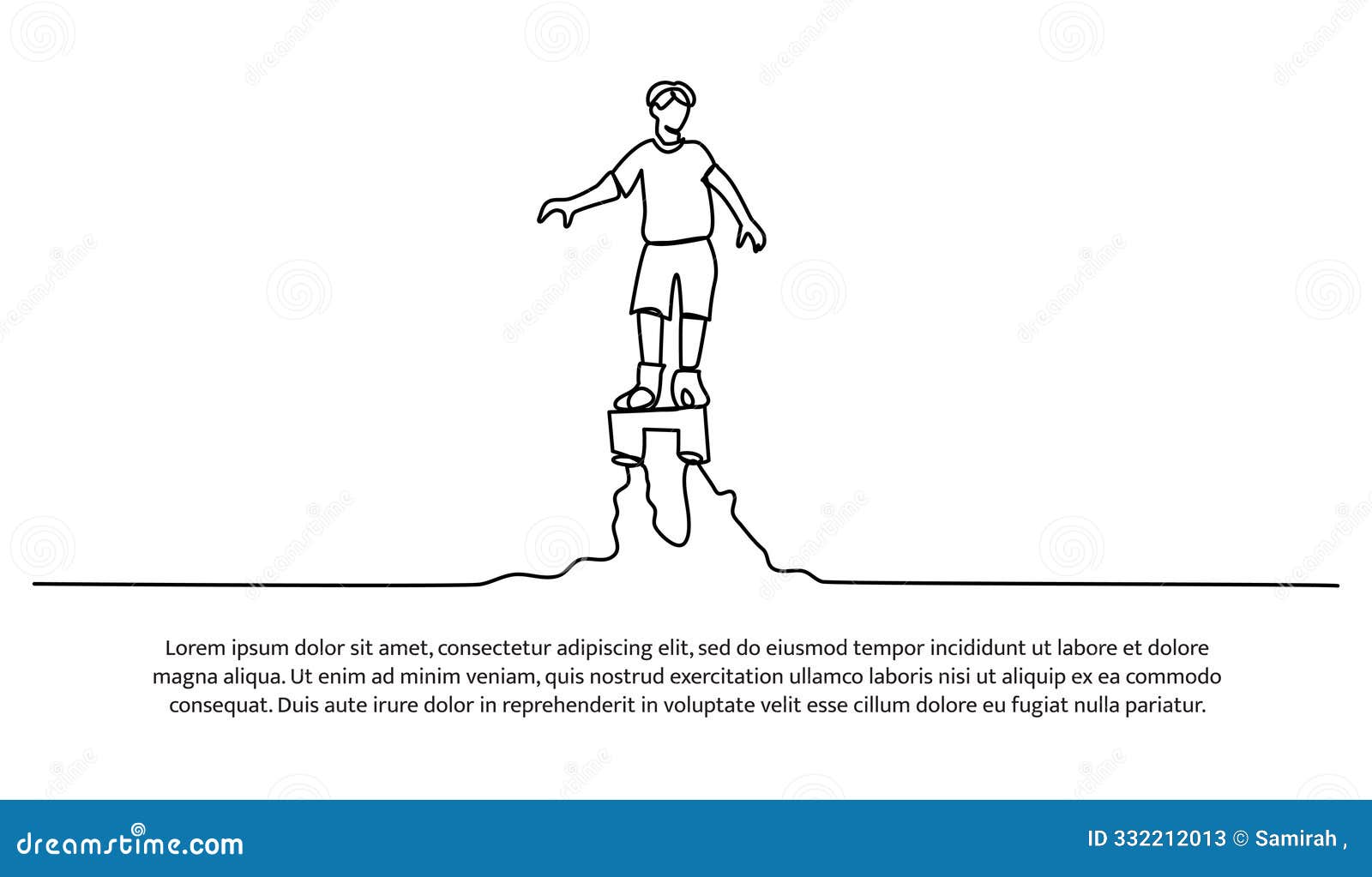 Outline Flyboard Vector Icon. Isolated Black Simple Line Element ...