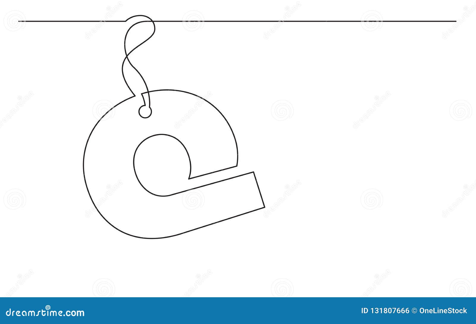 Continuous Line Drawing of Alphabet Letter Label Design Stock Vector ...