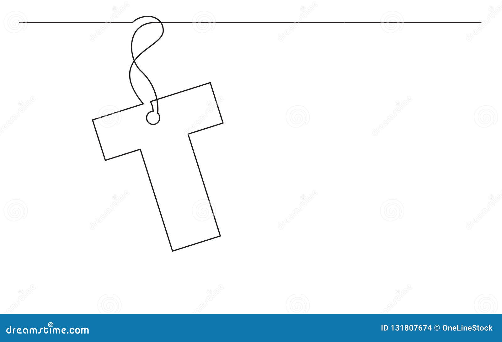 Continuous Line Drawing of Alphabet Letter Label Design Stock Vector ...