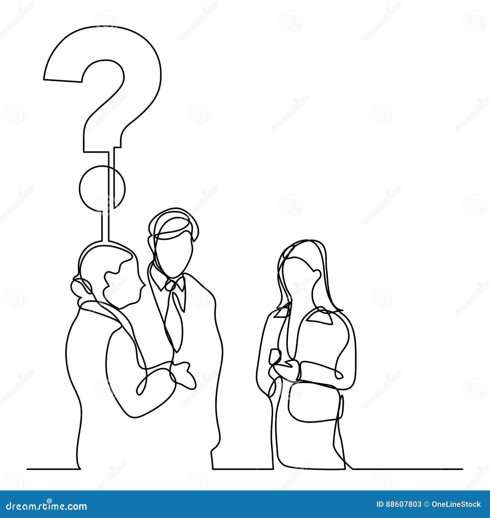 Boy Drawing With Question Mark Icon Stock Photo | CartoonDealer.com ...