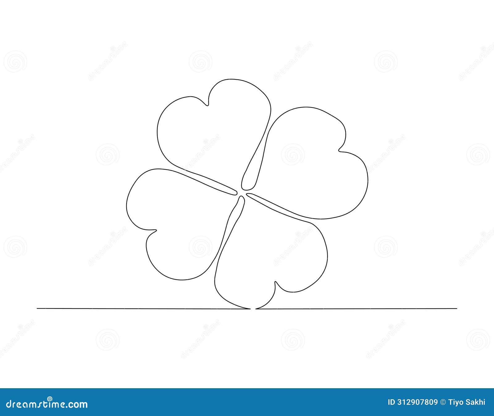Cloverleaf Outline Map Cartoon Vector | CartoonDealer.com #357643591