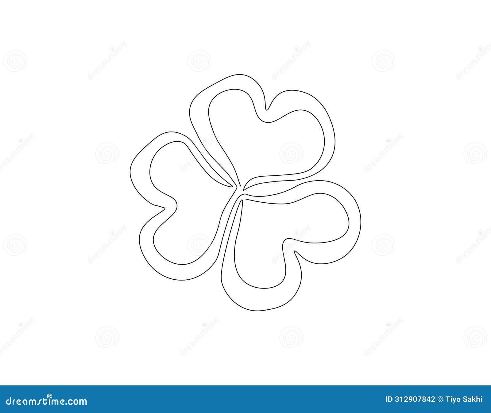 Cloverleaf Outline Map Cartoon Vector | CartoonDealer.com #357643591