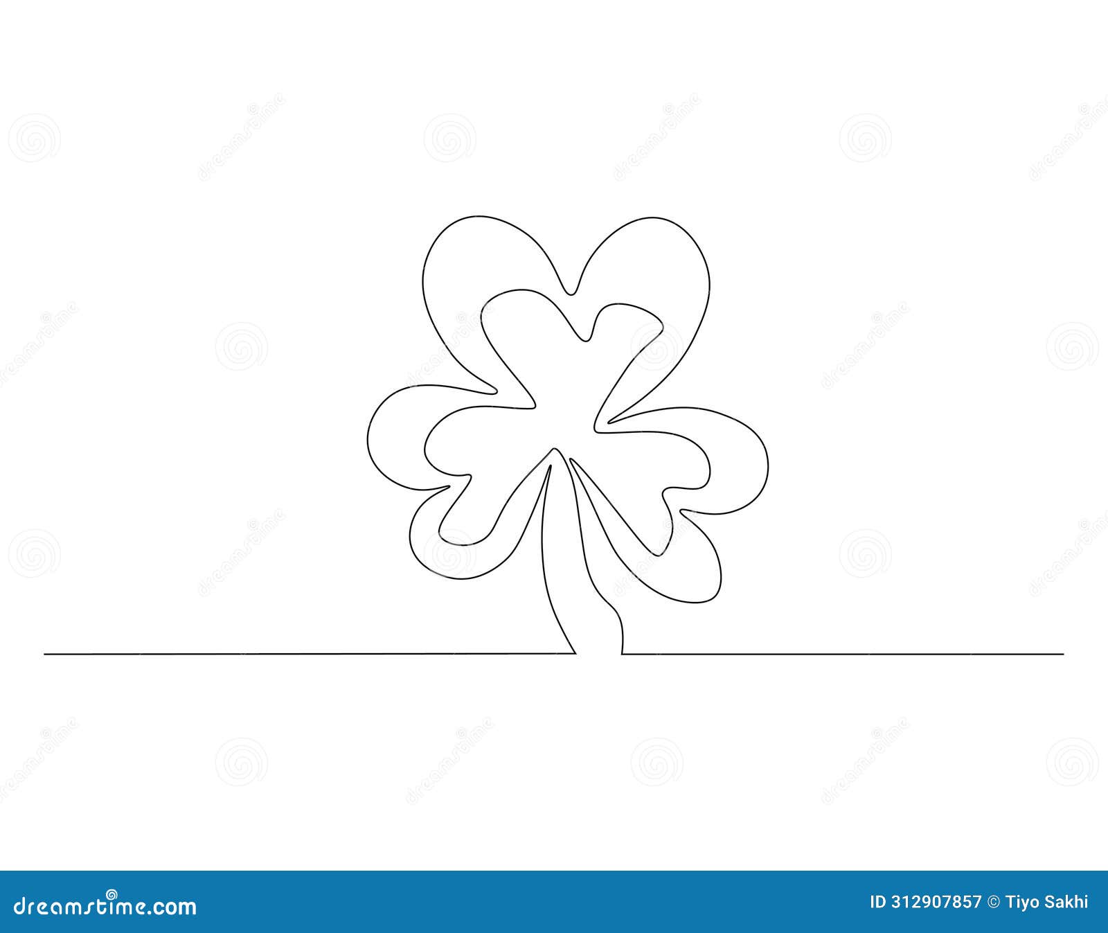 Cloverleaf Outline Map Cartoon Vector | CartoonDealer.com #357643591